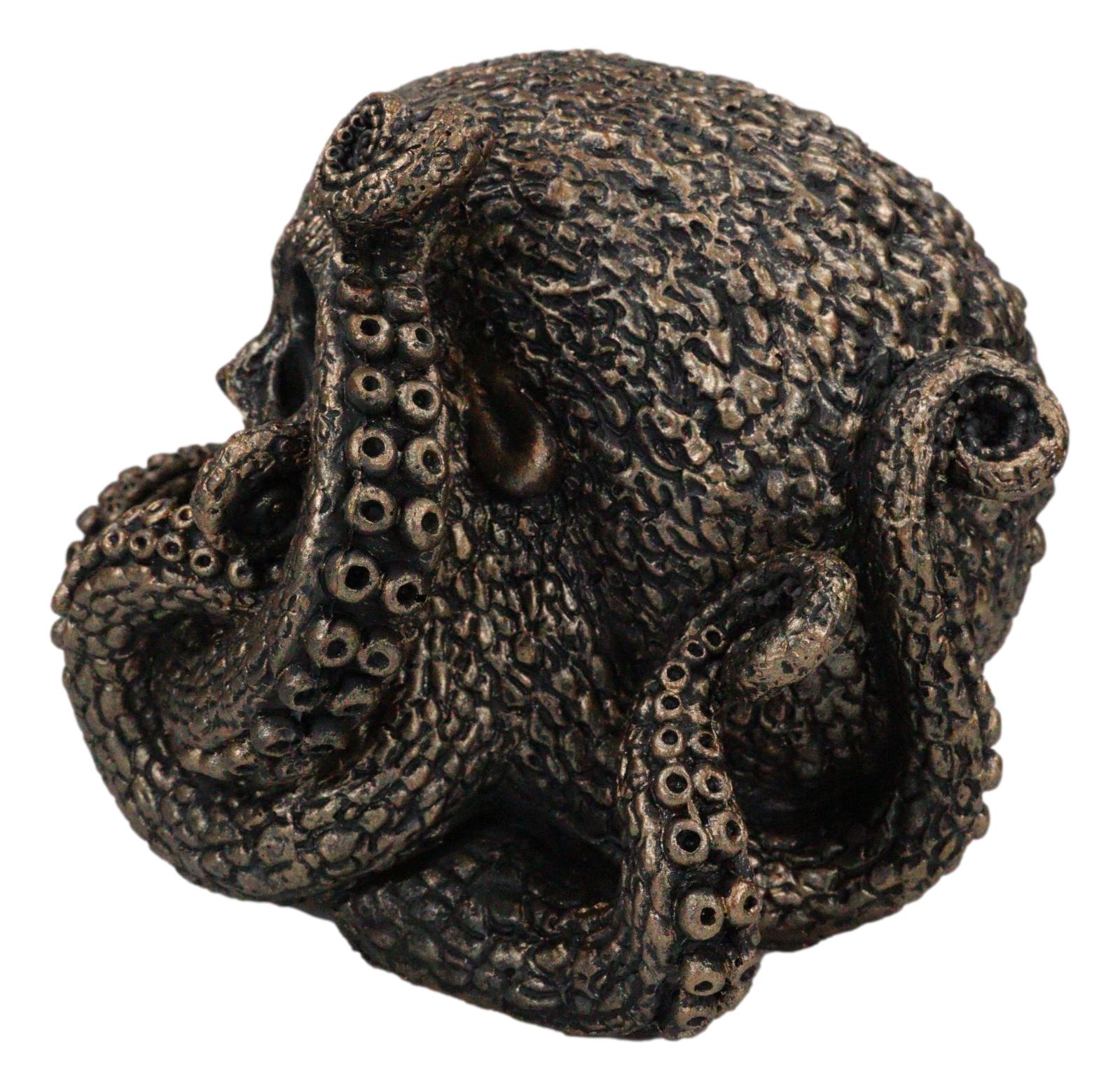 Fantasy Cthulhu Monster Octopus Skull With Tentacles Sucker Arms Figur ...