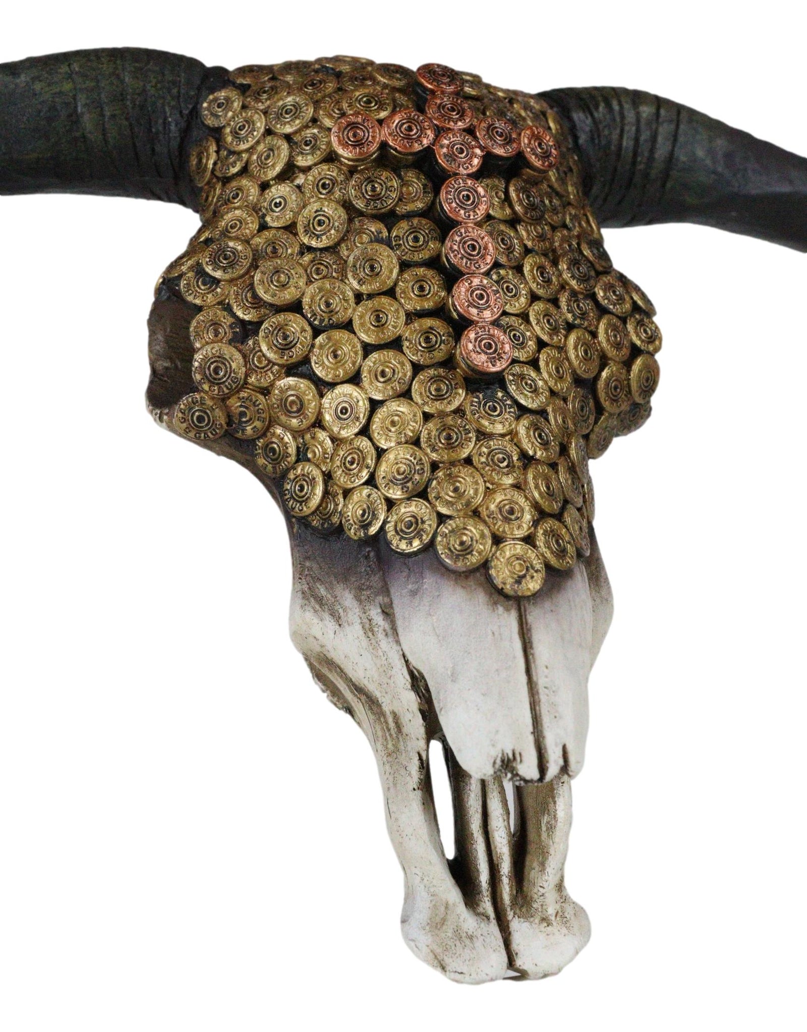 Ebros Gift Western 12 Gauge Shotgun Bullets Texas Longhorn Bull Cow ...