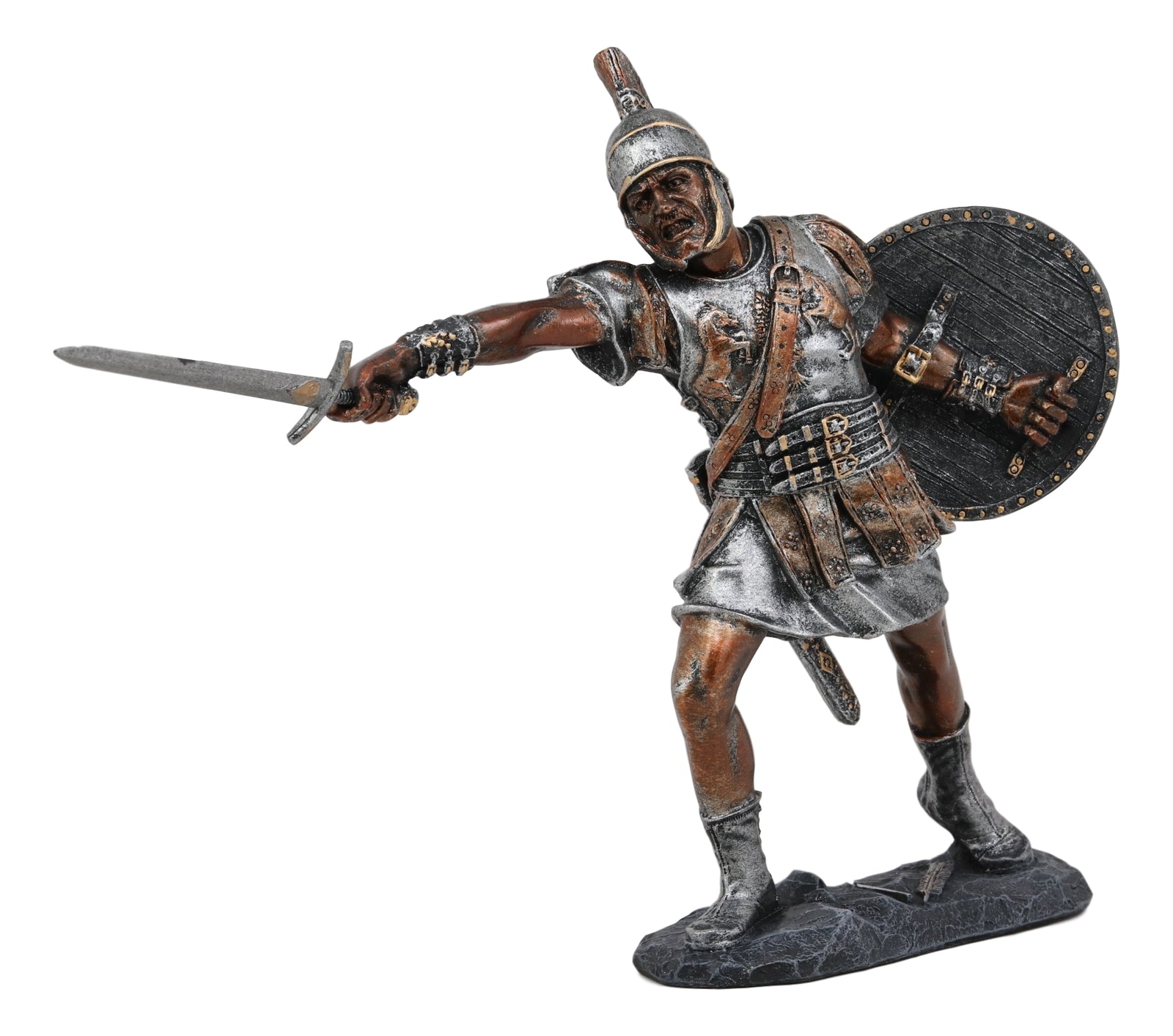 Ebros Medieval Roman Imperial Warrior Centurion Knight Wielding Sword ...