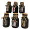 Pack Of 6 Ceramic Magic Voodoo Apothecary Mad Doctor Potion Bottles Pr– Ebros Gift