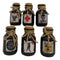 Pack Of 6 Ceramic Magic Voodoo Apothecary Mad Doctor Potion Bottles Pr– Ebros Gift