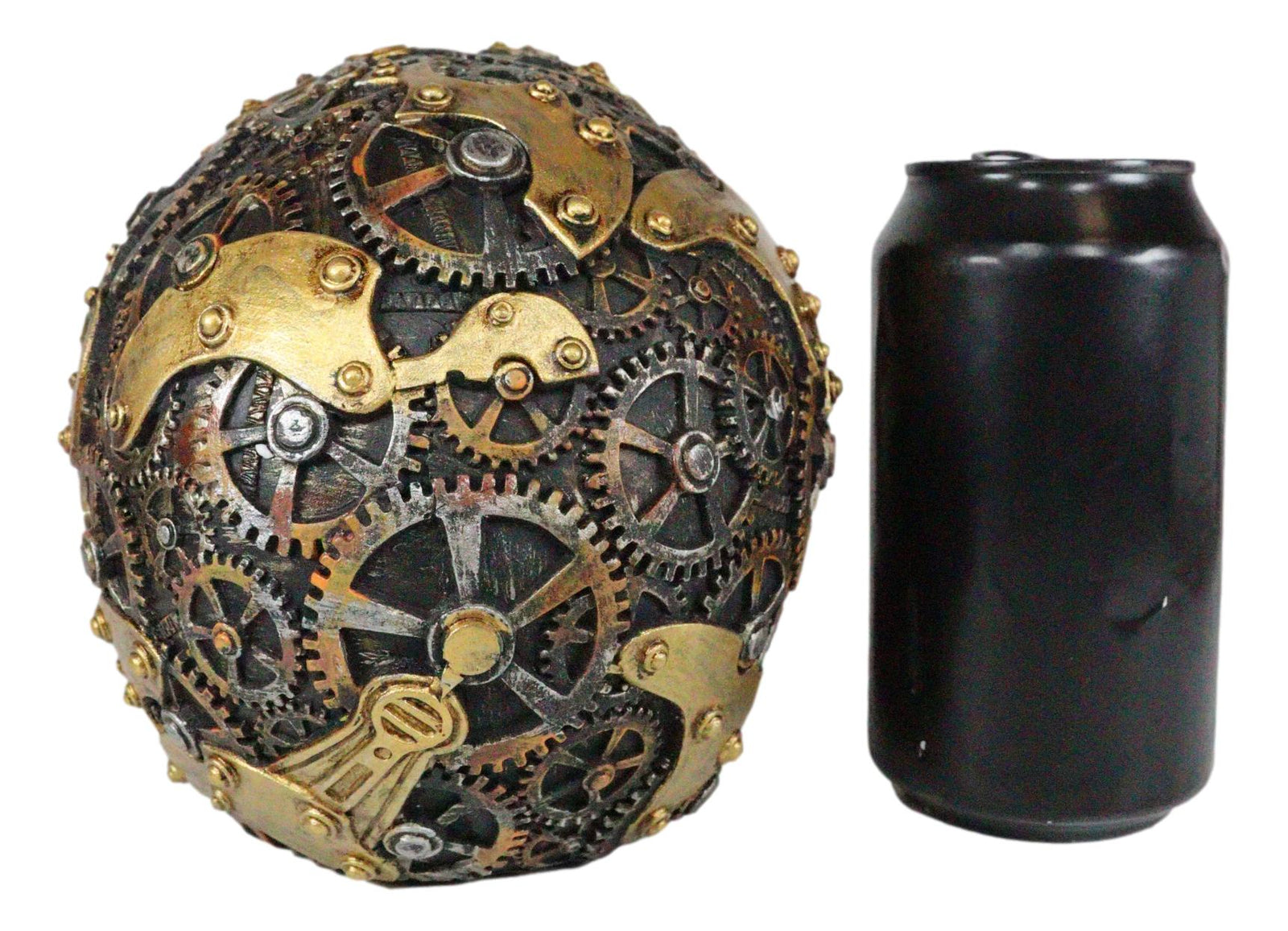 Steampunk Chronosphere Time Machine Geared Clockwork And Chains Skull ...