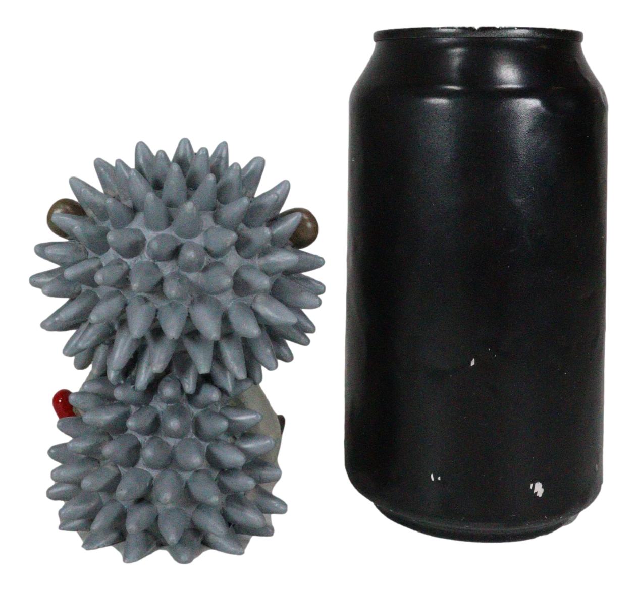 Ebros Larger Furry Bones Pygmy Hedgehog Skeleton Monster Sit Up Orname ...