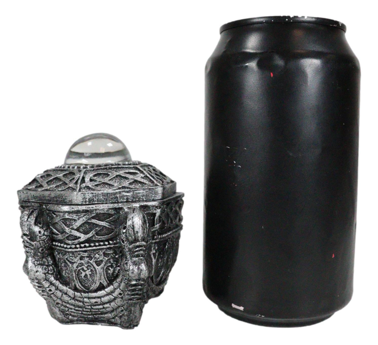 Ebros Gift Medieval Fantasy Dragon Claw With Crystal Gazing Orb Ball ...