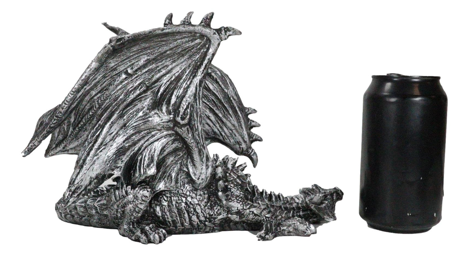 Silent Killer Gothic Prowling Dragon With Open Wings Shelf Sitter Figu ...