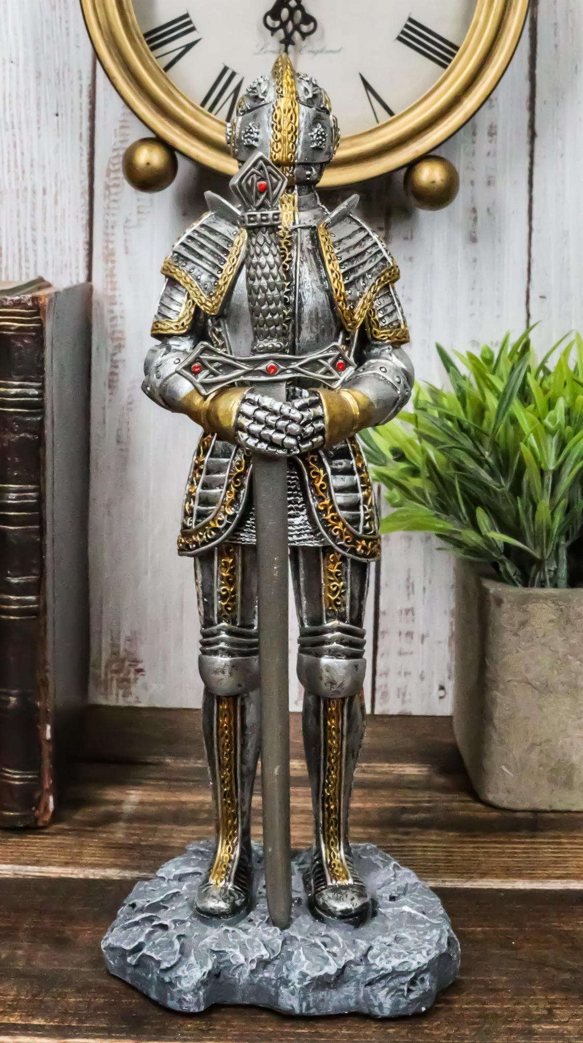 Sir Percival Standing Medieval Knight W/ Excalibur Sword Letter Opener ...
