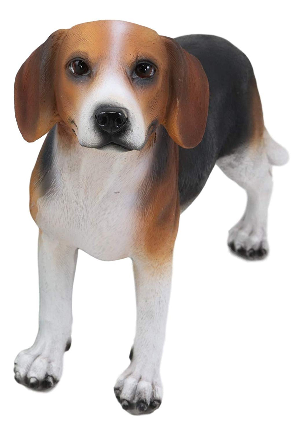 Ebros Realistic Adorable Tri Color Beagle Dog Figurine 7.75" Long Beag ...