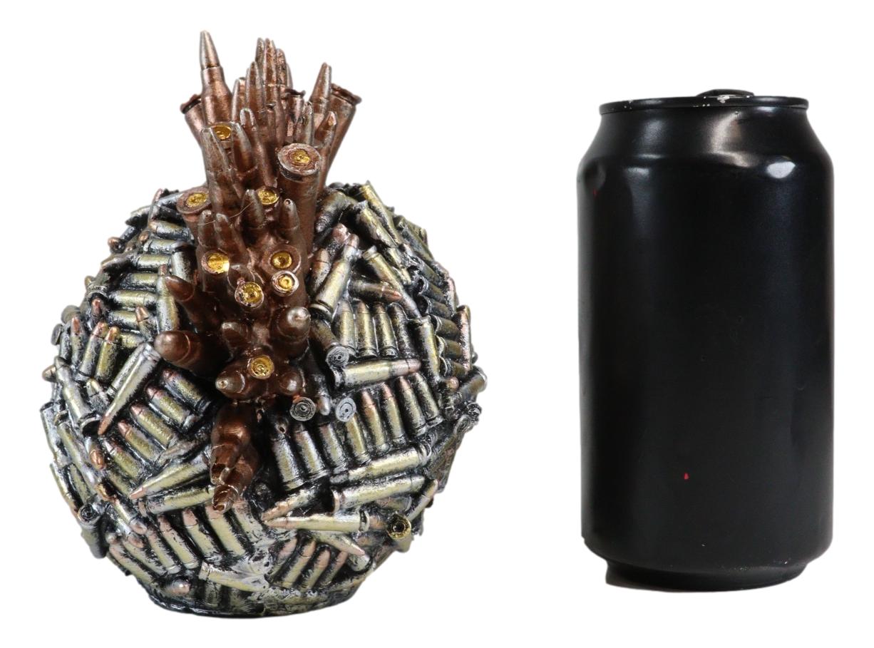 Ebros Military World War Rifle Bullet Shell Casings Mohawk Punk Skull ...