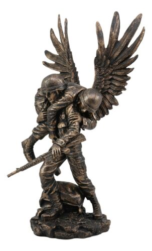 Marine Guardian Angel Military Soldier Carrying A Wounded Brother Stat ...