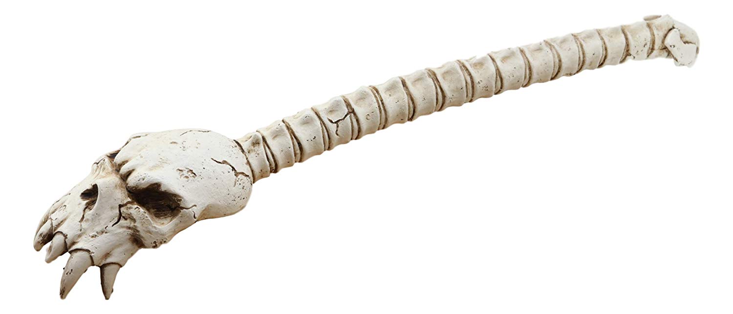 Spine Skeleton Arm Hand Back Scratcher Figurine 14"L Skeletal Bone Sku ...
