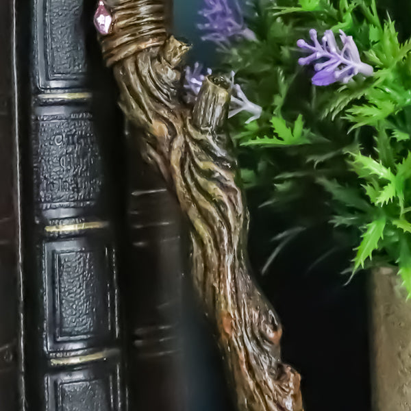Wizard Staff Adult Elemental Dragon Wand Staff - Green Earth Gaia Drake ...