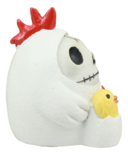Furry Bones The White Hen Chicken Nugget Costumed Skeleton Figurine Fu ...