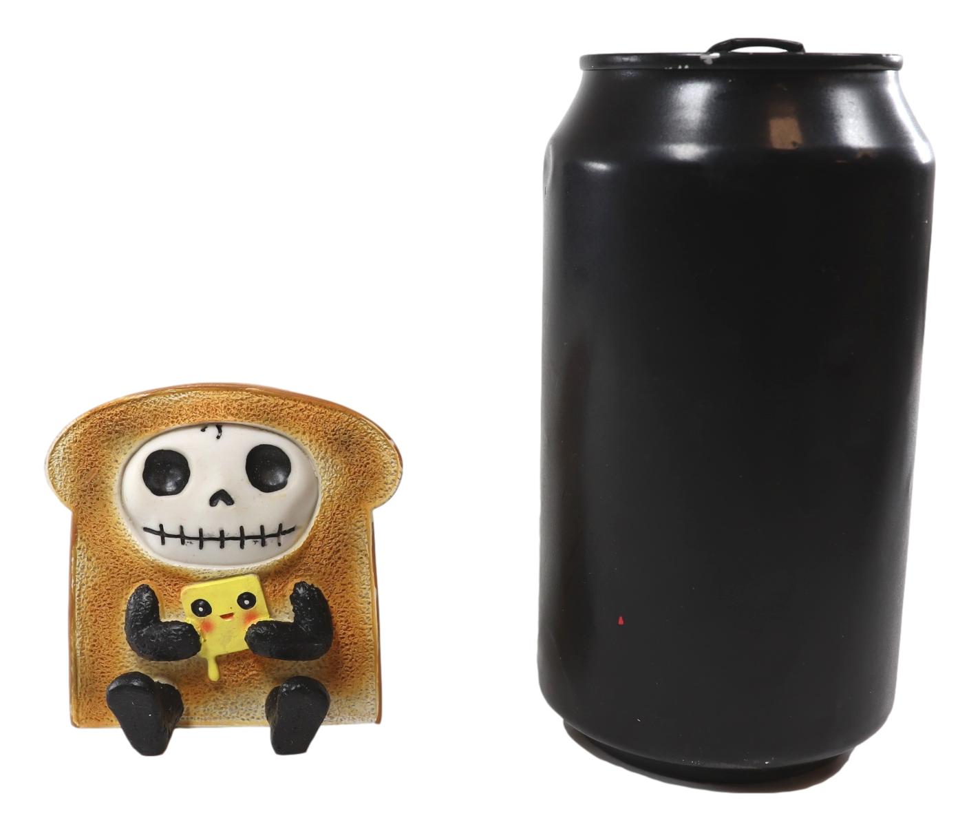 Ebros Furry Bones French Toast Bread Swiss Cheese Breakfast Skeleton F ...