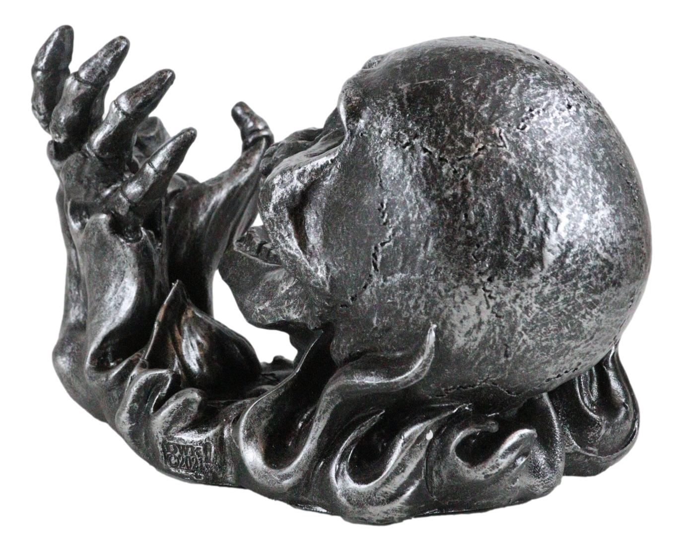 Dead Rising Skull Hell's Booze Ghost Rider Flame Skeleton Wine Holder ...